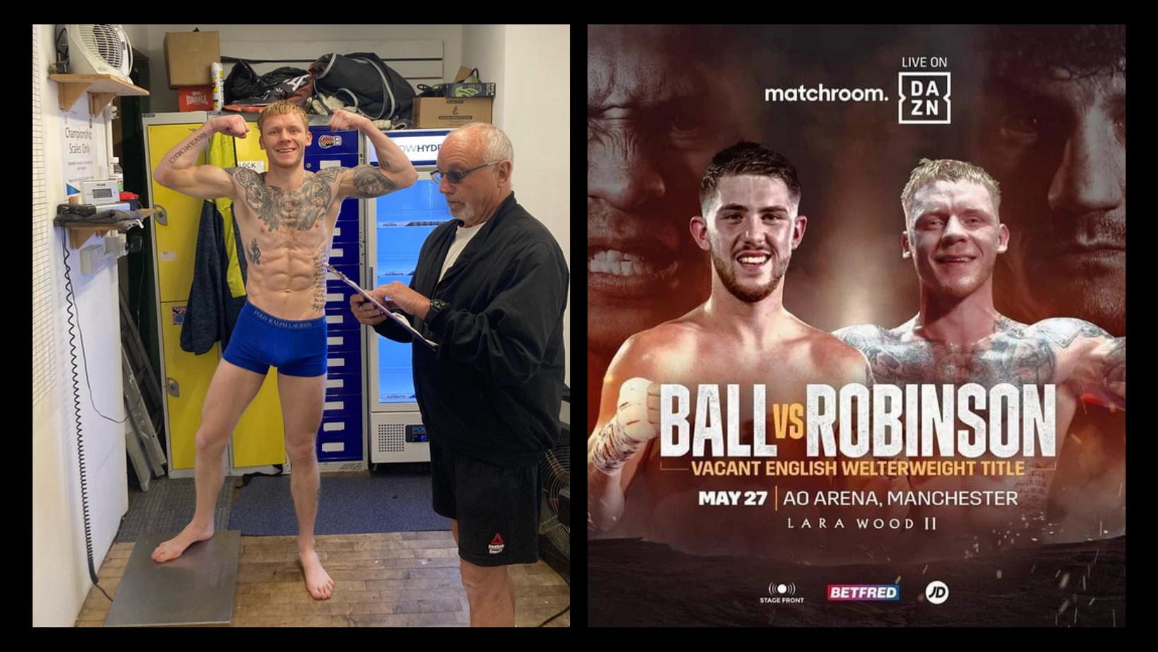 The Ginger Rocket gets set for this weekend’s big title fight